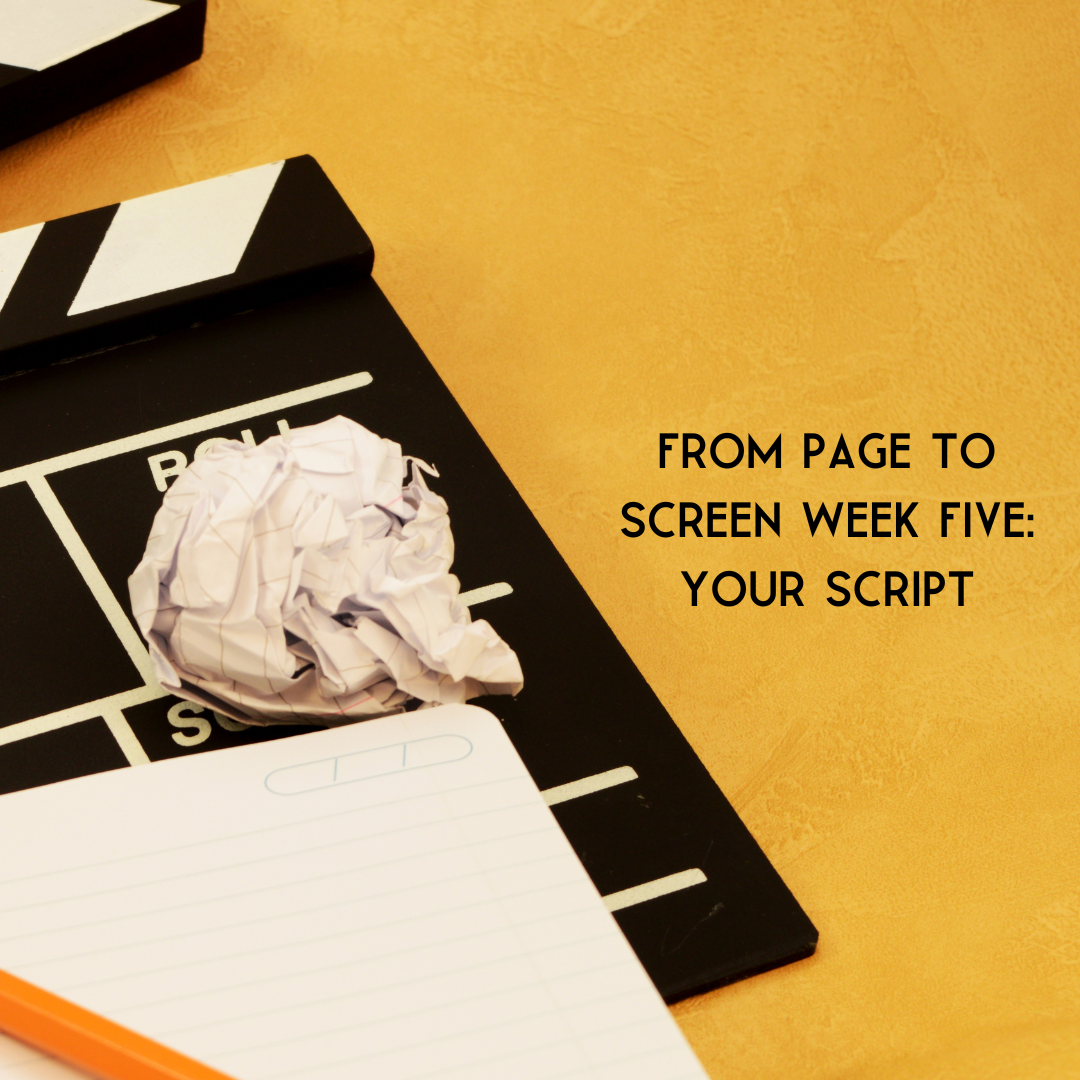 From Page to Screen Week Five: Your Script - INTELLECTUAL INK